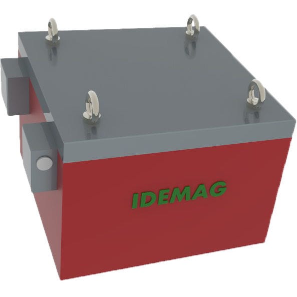 Metal sorting magnétic plate - IDEMAG - square / stainless steel / for ...