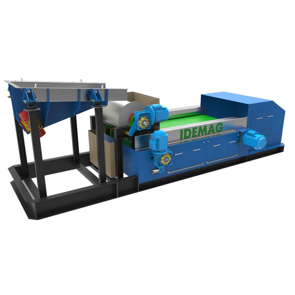 Non-ferrous metal separator - IDEMAG - eddy current / process / for the recycling industry