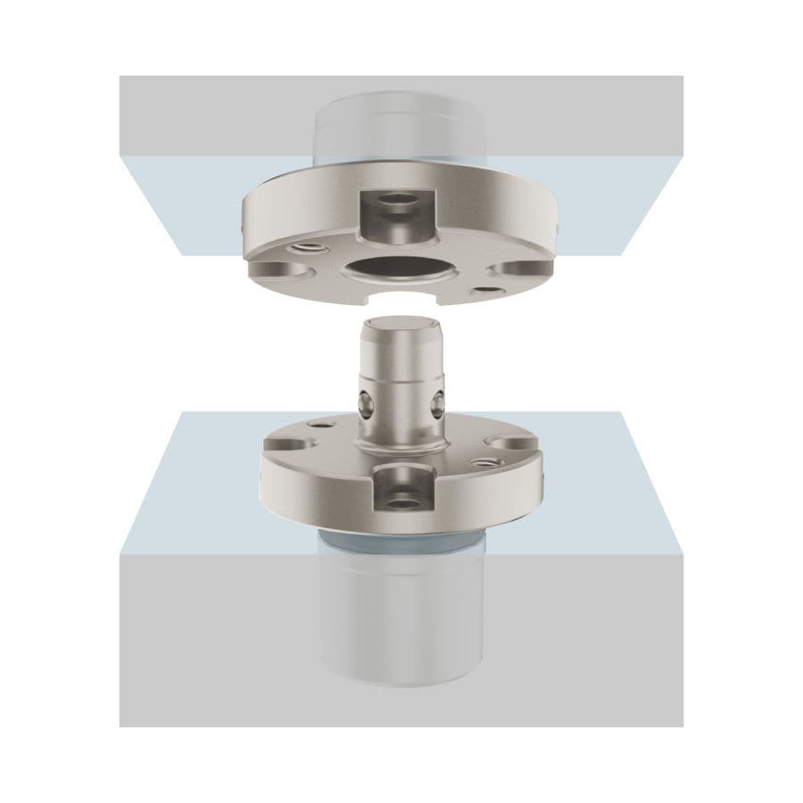 Flange zero-point clamping system - AMWF-L-S - Imao Corporation - quick ...