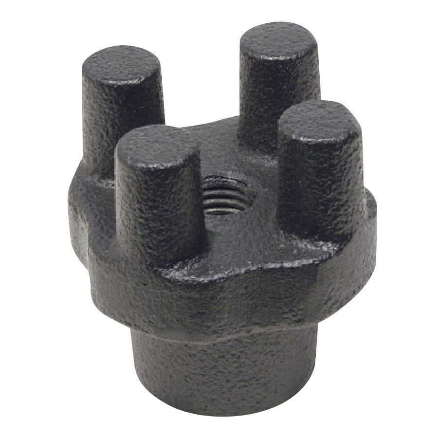 Threaded knob - BK - Imao Corporation - cylindrical / cast iron / iron