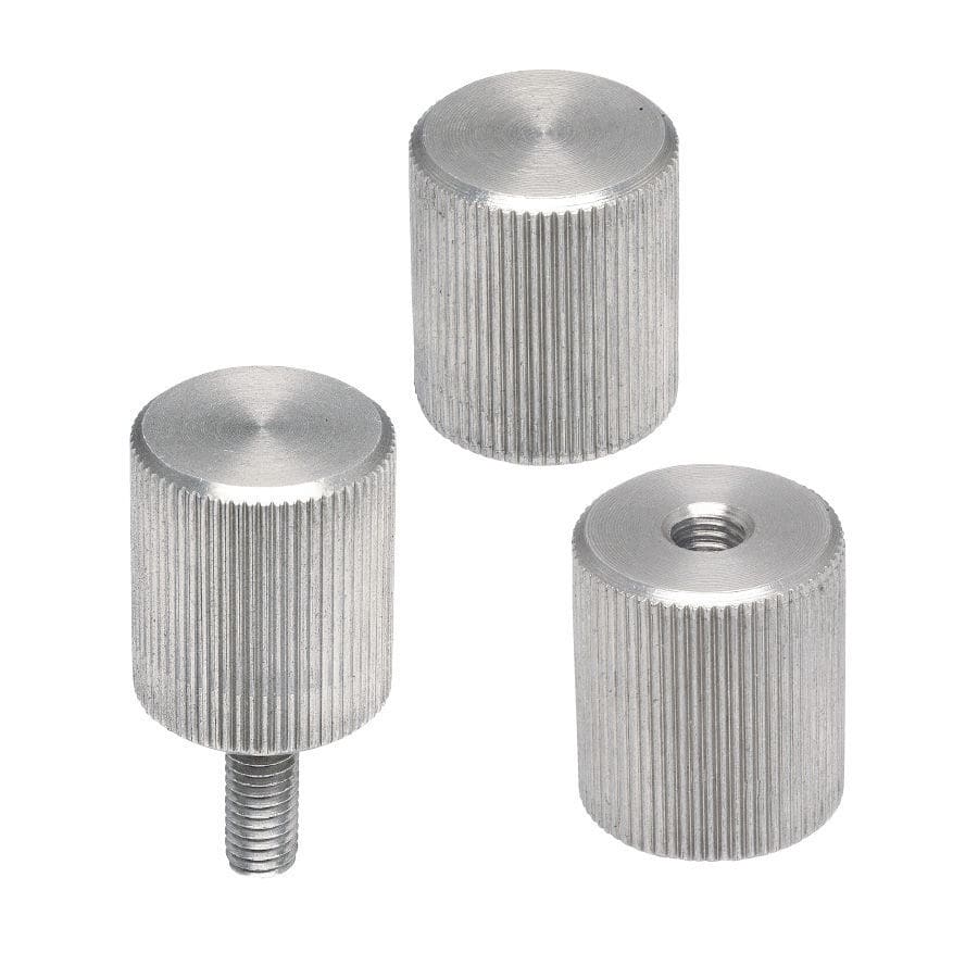 Threaded knob - LKN-SUS,LKS-SUS - Imao Corporation - knurled / non-threaded / round