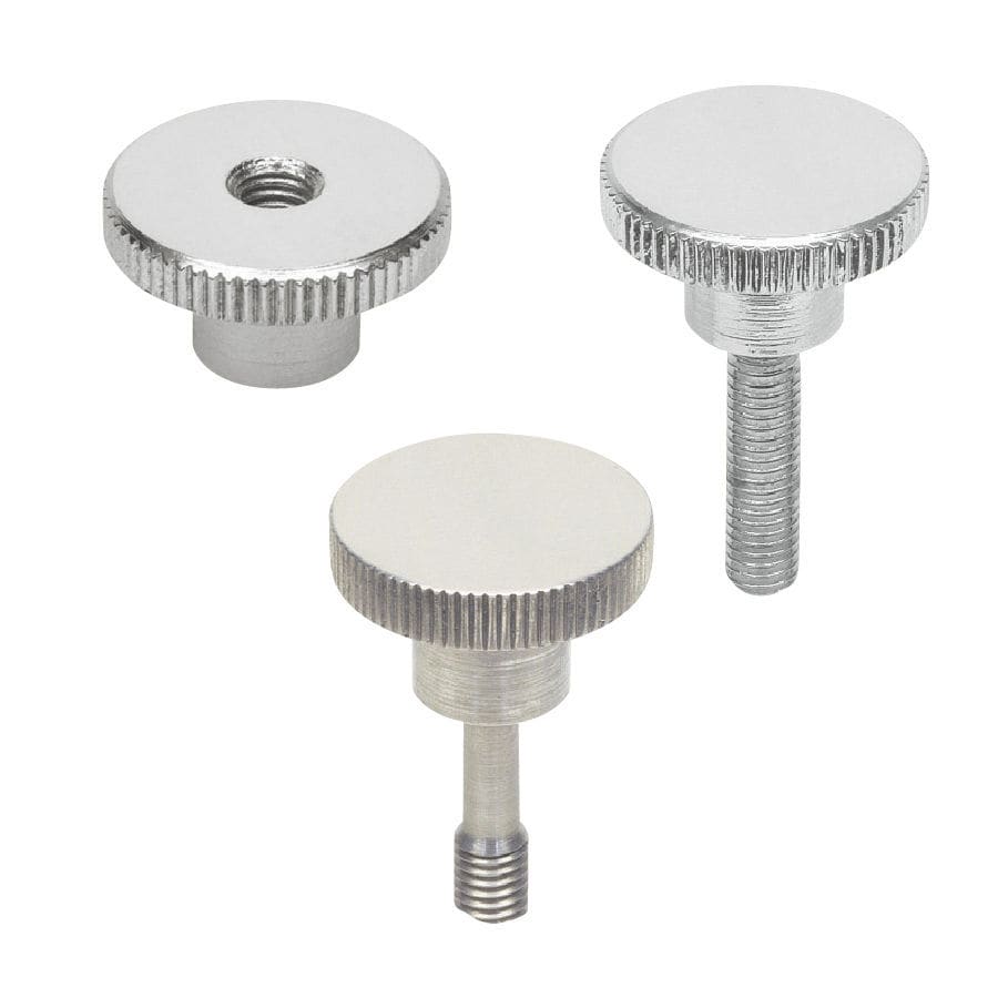 Knurled knob - TKN, TKS, TKS-R-SUS - Imao Corporation - threaded ...