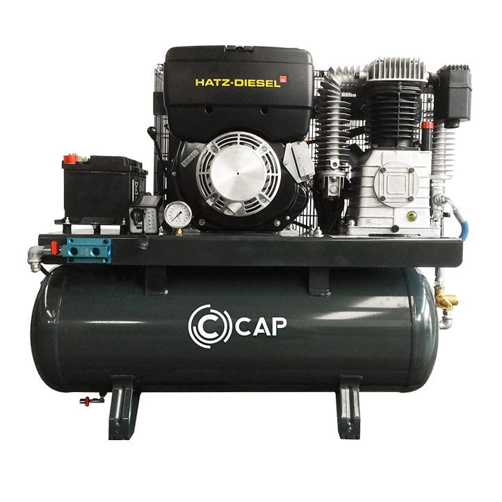 Piston engine-driven compressor - AR100 - CAP srl - stationary
