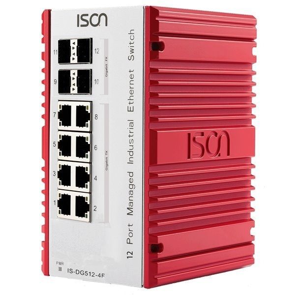 Managed ethernet switch - IS-DG512 - ISON Technology Co., Ltd. - 12 ...