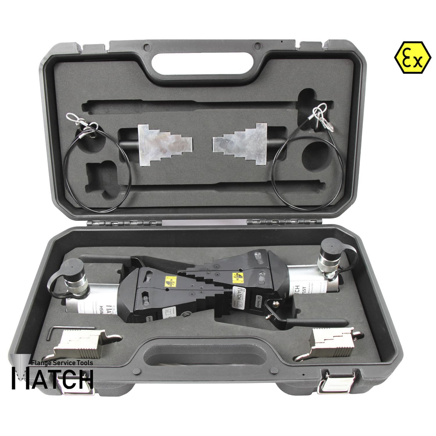 Hydraulic flange spreader - HSW15TEX Twin - MATCH s.r.o Flange Service Tools - ATEX