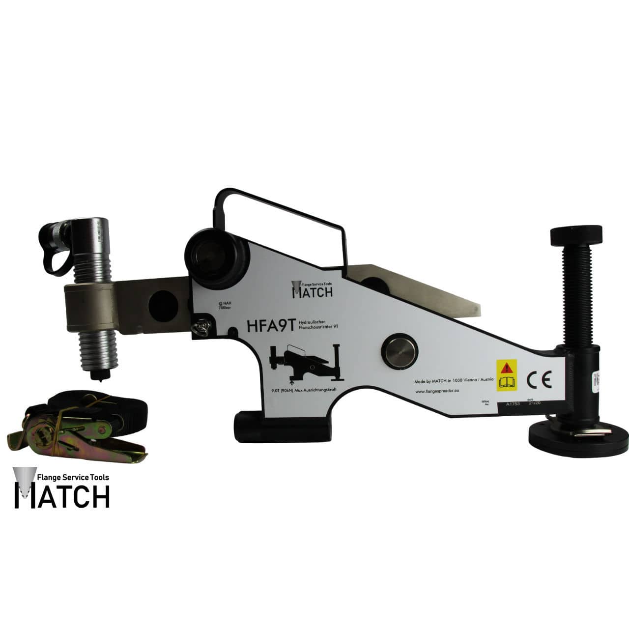 Hydraulic flange alignment tool - HFA9T - MATCH s.r.o Flange Service Tools - for wind turbines ...