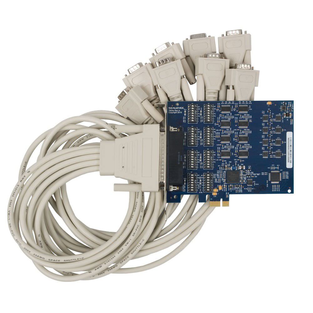 PCI Express interface card - 7804e - Sealevel Systems - serial / RS-485 ...