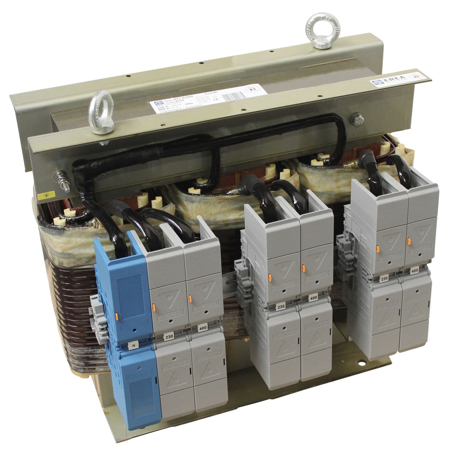 Power auto-transformer - ATT 63000 - EREA Transformers - dry / three ...