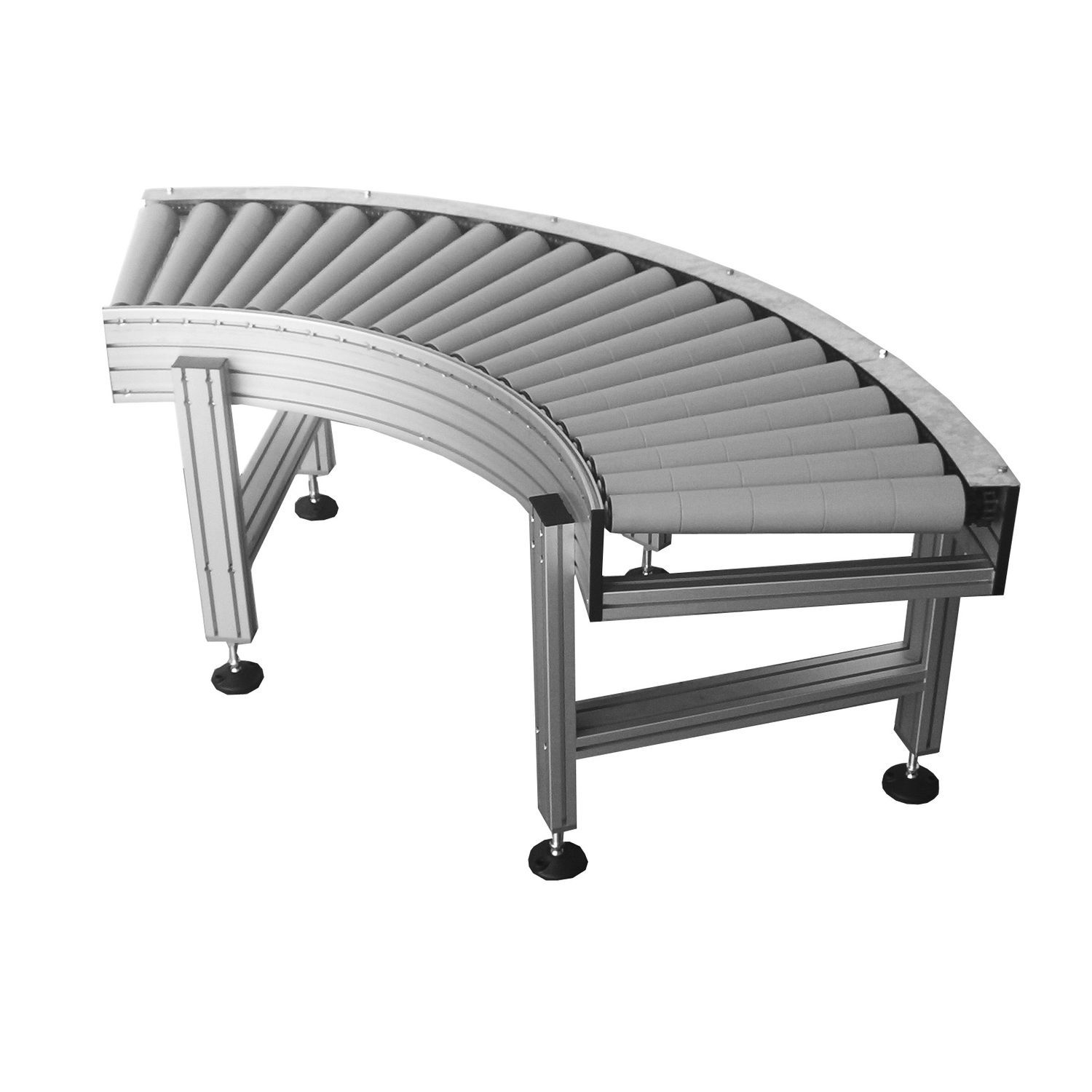 Roller conveyor - Alutec Group srl - horizontal / curved / handling