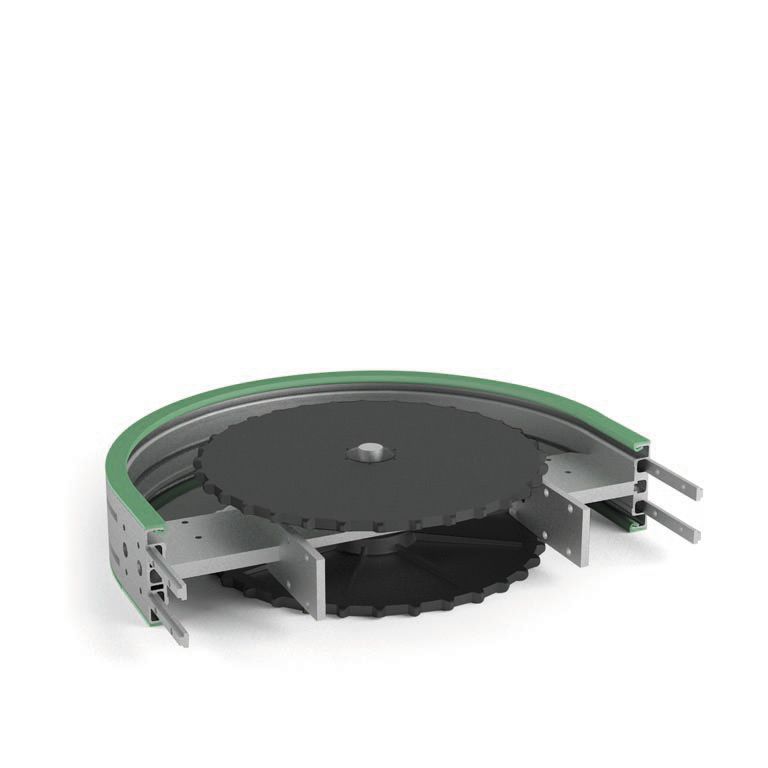 Curved chain guide - AR232127-180 - Alutec Group srl