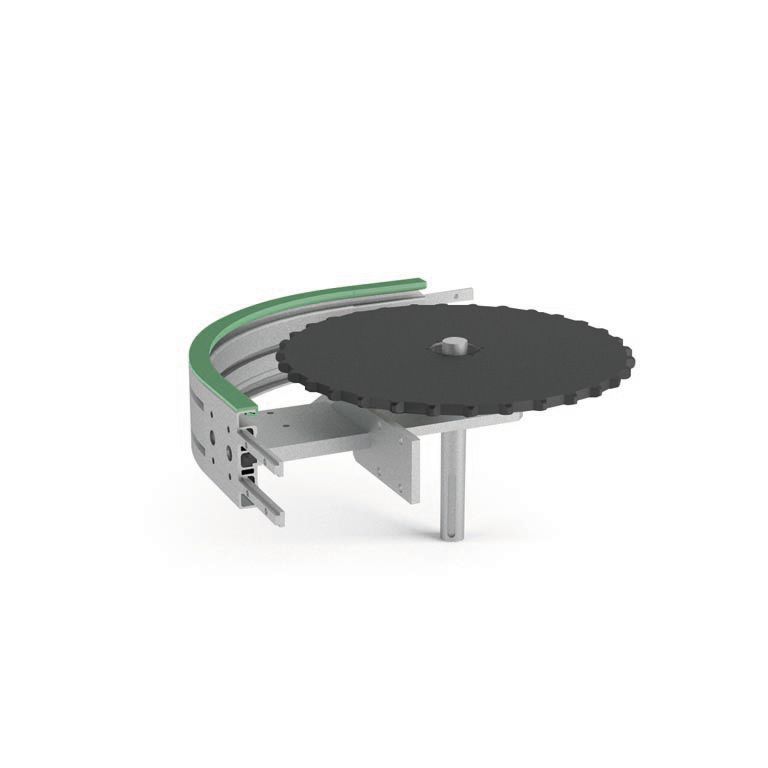 Curved chain guide - AT132127-90 - Alutec Group srl