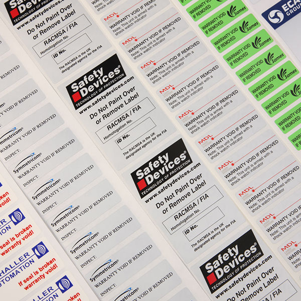 Thermal transfer label - Security Labels - CILS International ...