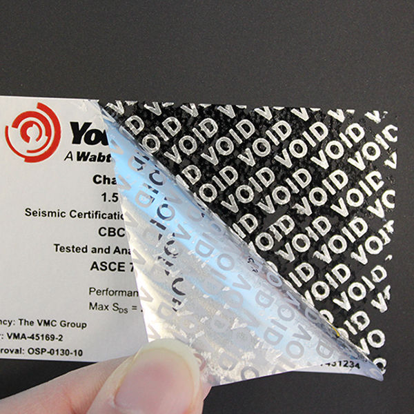 Thermal transfer label - Security Labels - CILS International ...