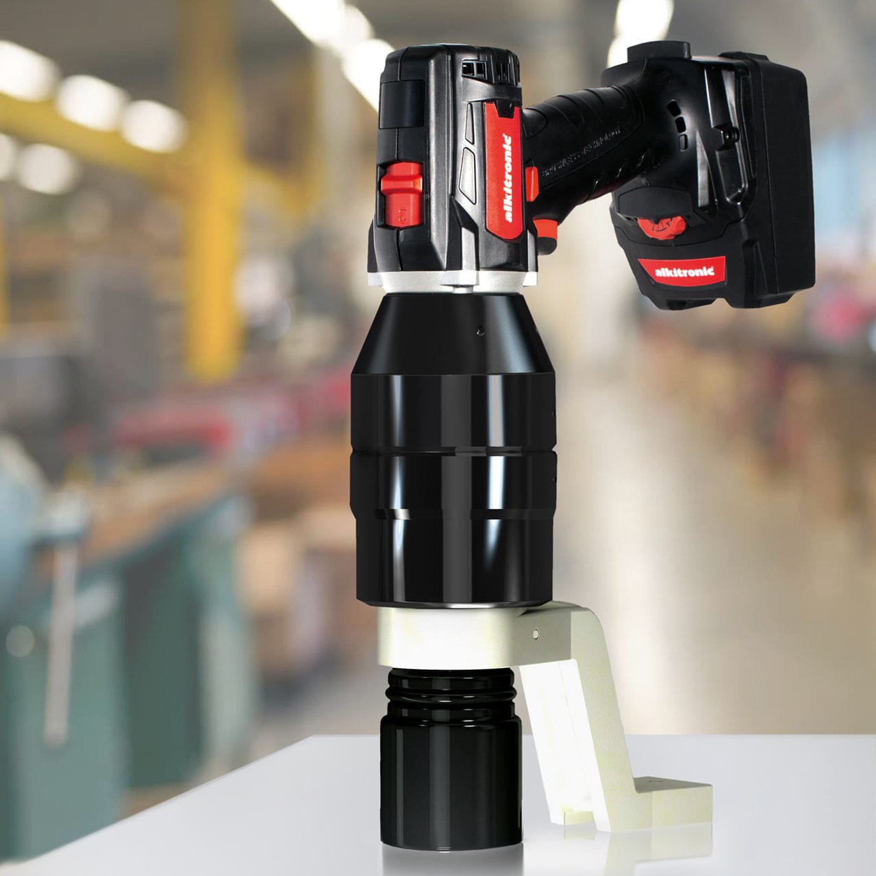 Battery-powered torque multiplier - EAF - alkitronic alki TECHNIK GmbH