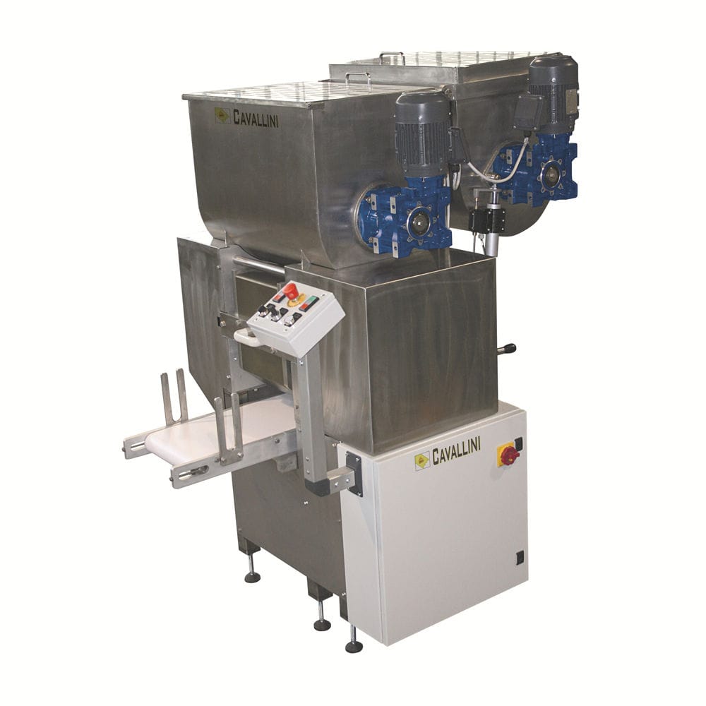 Automatic dough sheeter - NSF 250 - Cavallini - double hopper