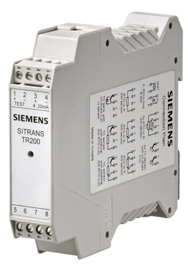 DIN rail mount temperature transmitter - SITRANS TR200 - Siemens ...