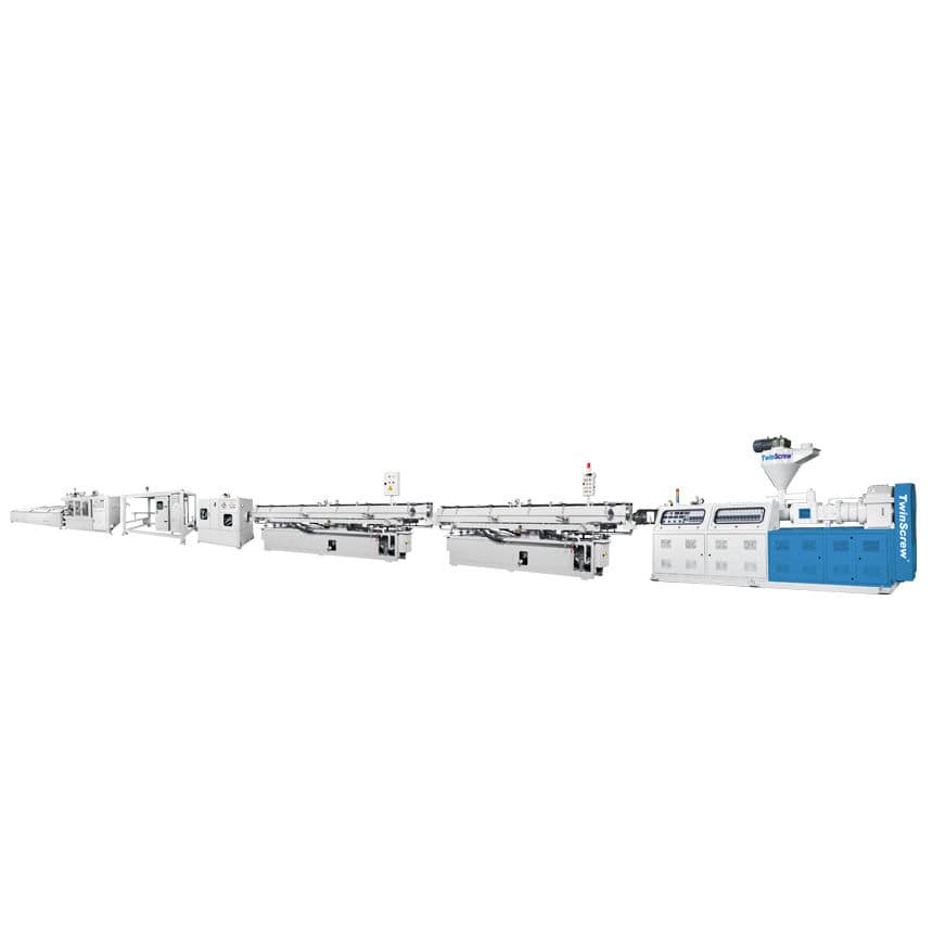 Tube extrusion line - TSE series - Twin Screw Ind Co LId - for PVC