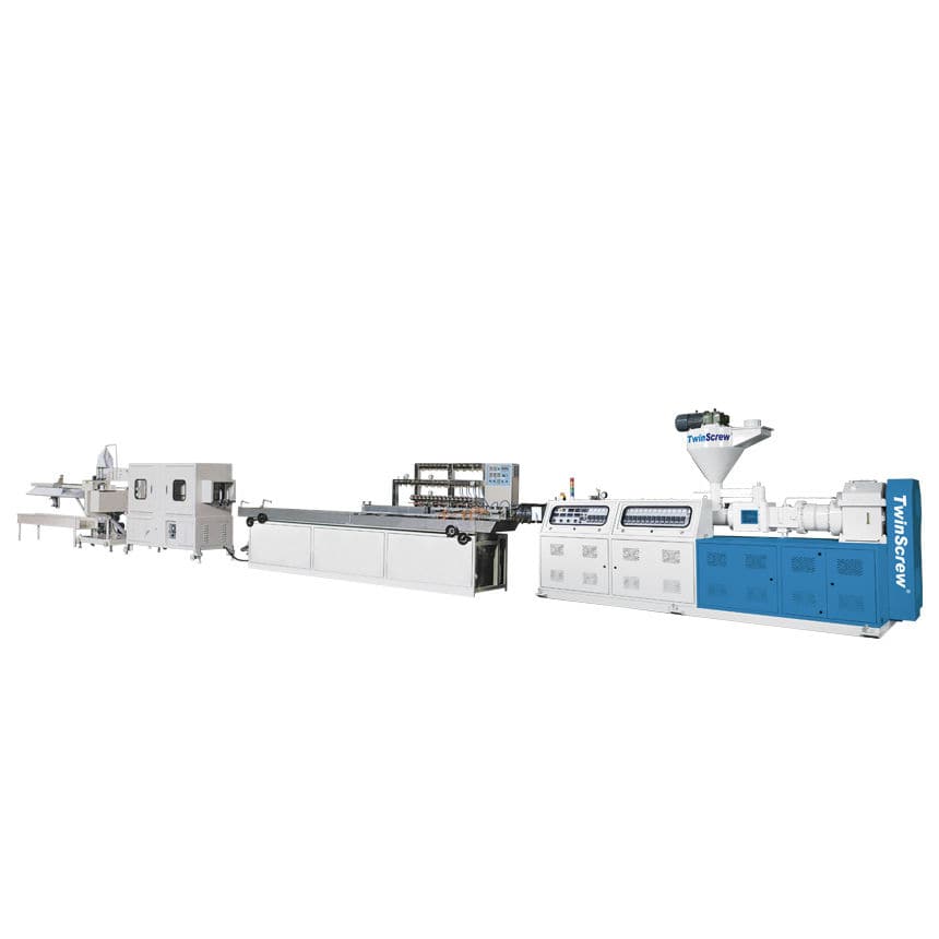 Profile extrusion line - TW series - Twin Screw Ind Co LId - for PVC ...