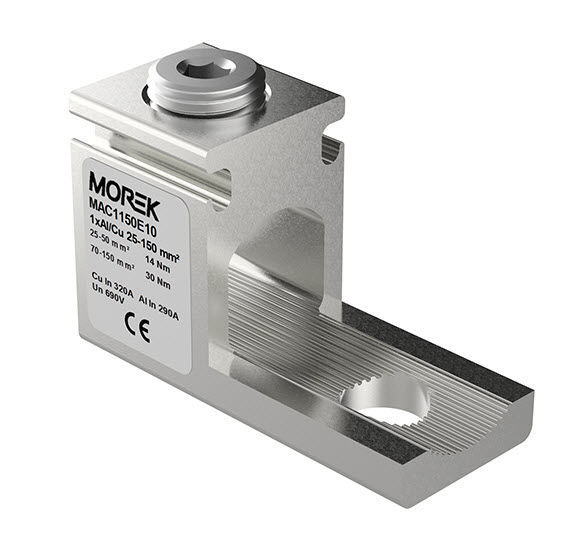 Electrical power supply connector - MAC1150E10 - MOREK - screw