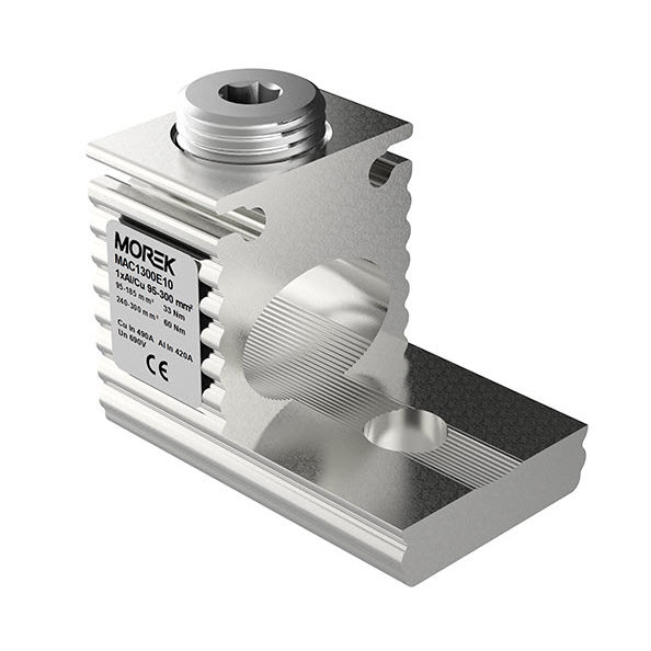 Electrical power supply connector - MAC1300E10 - MOREK - screw