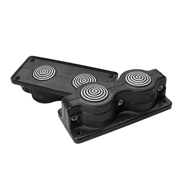 IP55 cable entry plate - MBA4N02B11 - MOREK - for electrical cabinet