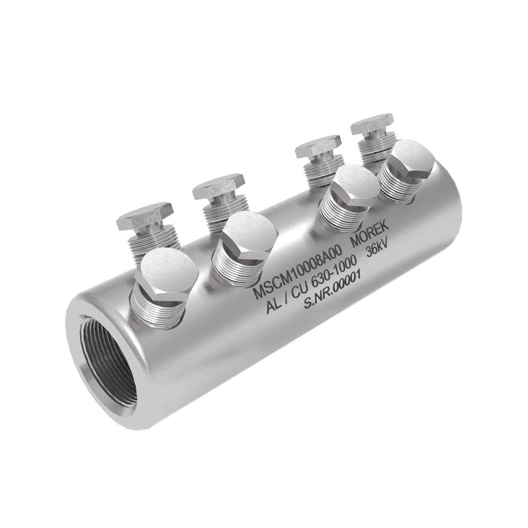 Aluminium cable joint - MSCM1000A - MOREK - medium-voltage
