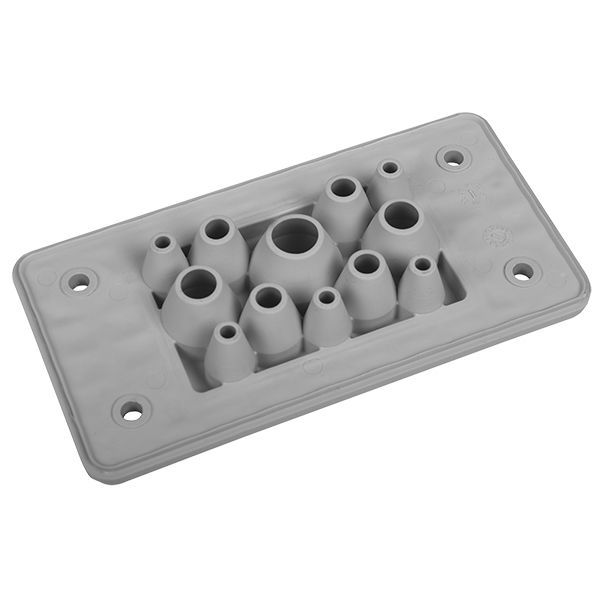 IP65 cable entry plate - MBA8N12X10 - MOREK - for electrical cabinet