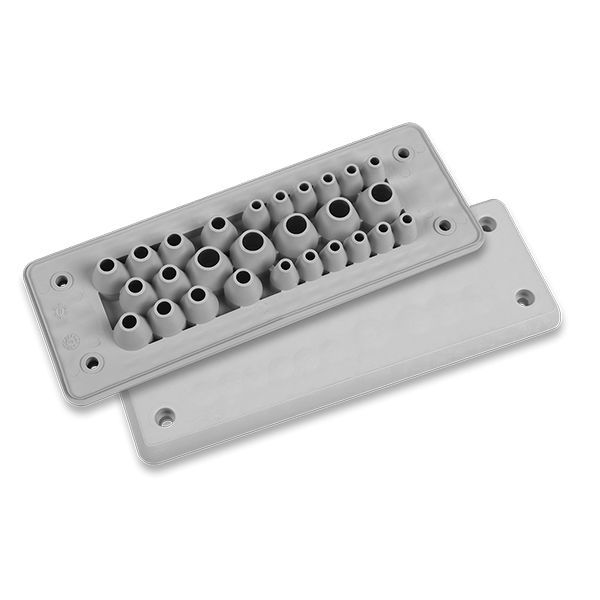 IP65 cable entry plate - MBA8N27X24 - MOREK - for electrical cabinet