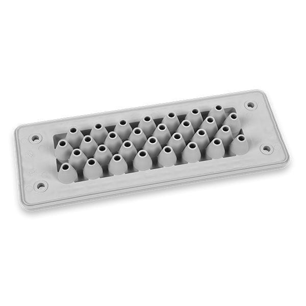 IP65 cable entry plate - MBA8N30X10 - MOREK - for electrical cabinet