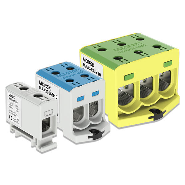 DIN rail-mounted terminal block - OTL - MOREK - panel-mount / screw ...