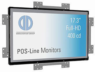 LCD monitor - POS-Line 17.3" VideoPoster - Data Display GmbH - TFT / 17 ...