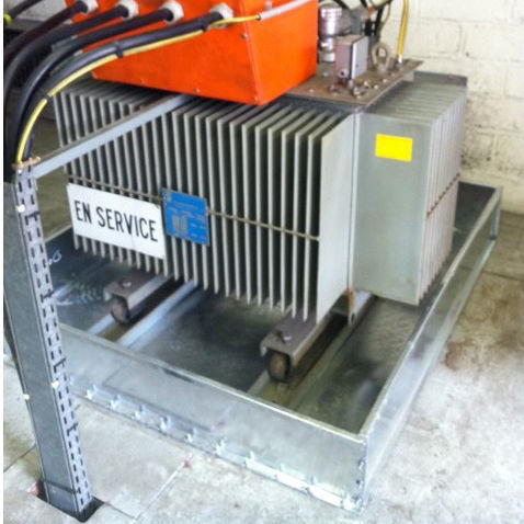 Transformer containment bund - BDRG2 - Groupe SANERGRID - sheet steel ...