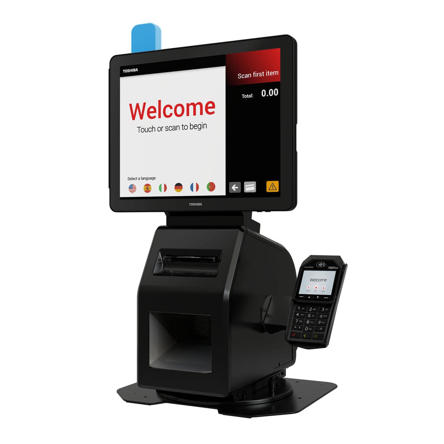 Terminal with touch screen - Pro-X - Toshiba TEC - kiosk / countertop ...