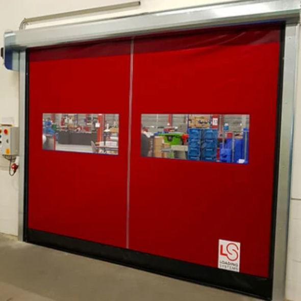 Stainless steel door - Loading Systems International - steel / indoor ...