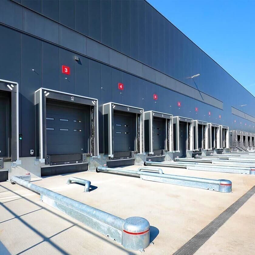 Loading dock wheel-guide - Loading Systems International