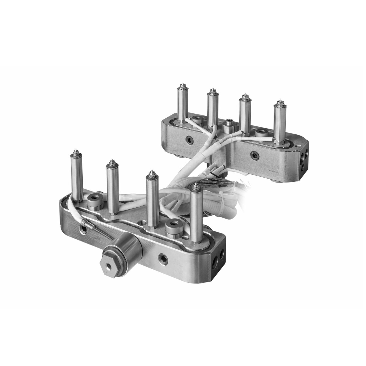 Sprue hot runner system - iSystem 7 - iHR srl - multi-cavity / screwed
