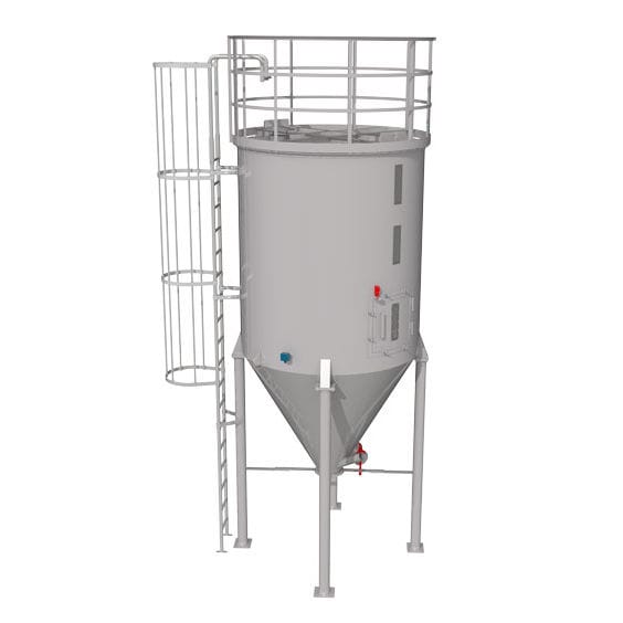 Cone-bottom silo - Stock Silo - KREYENBORG GmbH & Co. KG - for powders ...