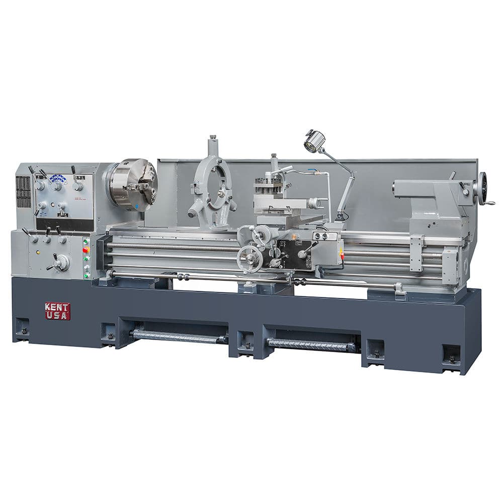 Conventional lathe - HW-26 - Kent Industrial - horizontal / 2-axis ...