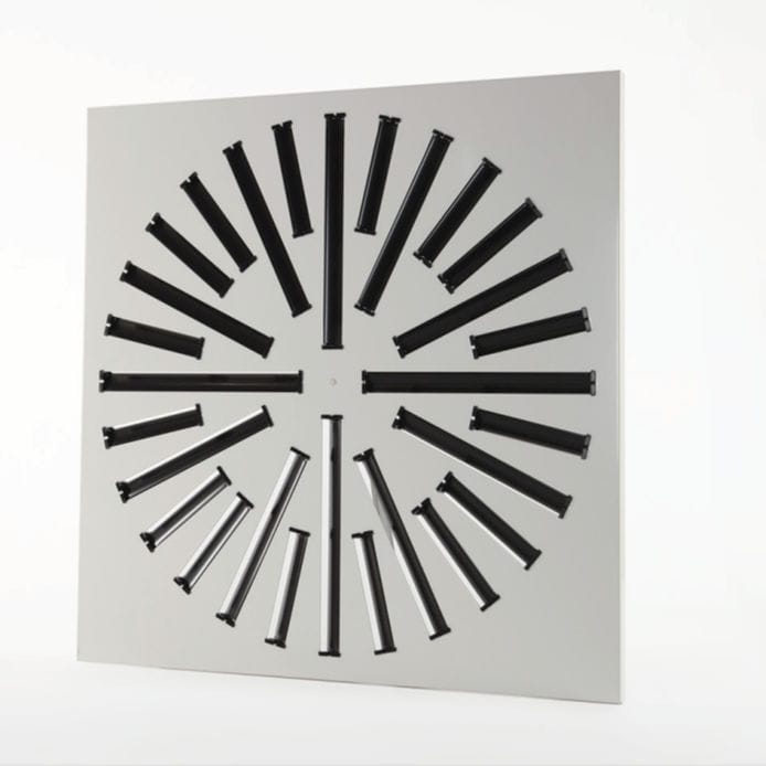 Circular air diffuser - DAM01 series - TECNICA - square / panel / helical