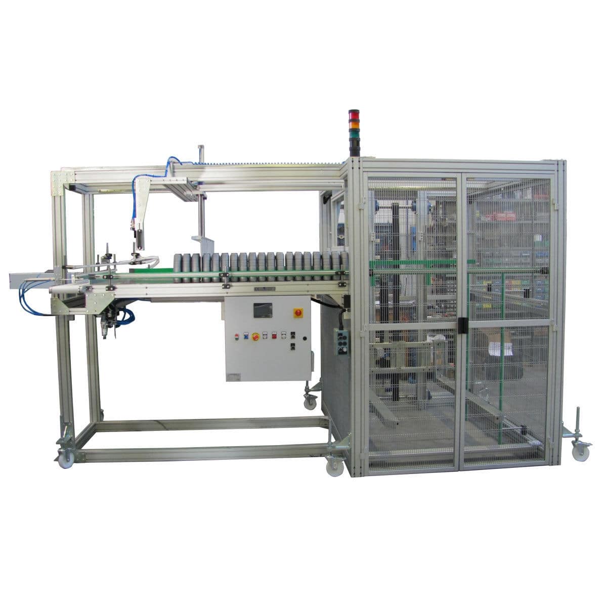 High level infeed palletizer - Villani Giovanni srl - for bottles ...