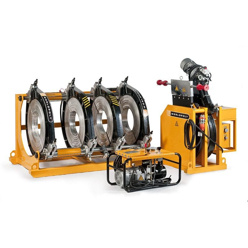 Butt welding machine - WORLDPOLY500 LF - Worldpoly Pty Ltd - PLC ...