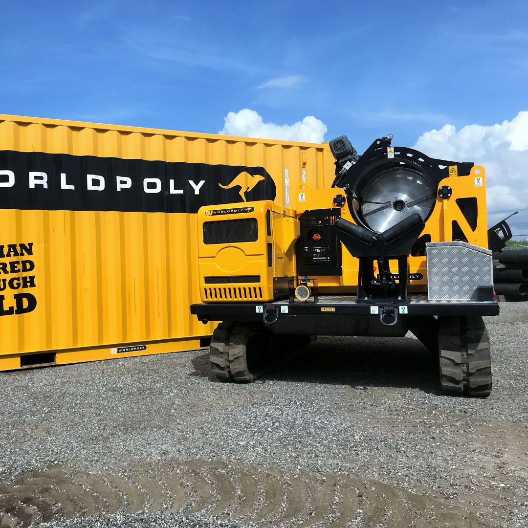 Electric fusion machine - POLYFORCE630 TRACK - Worldpoly Pty Ltd