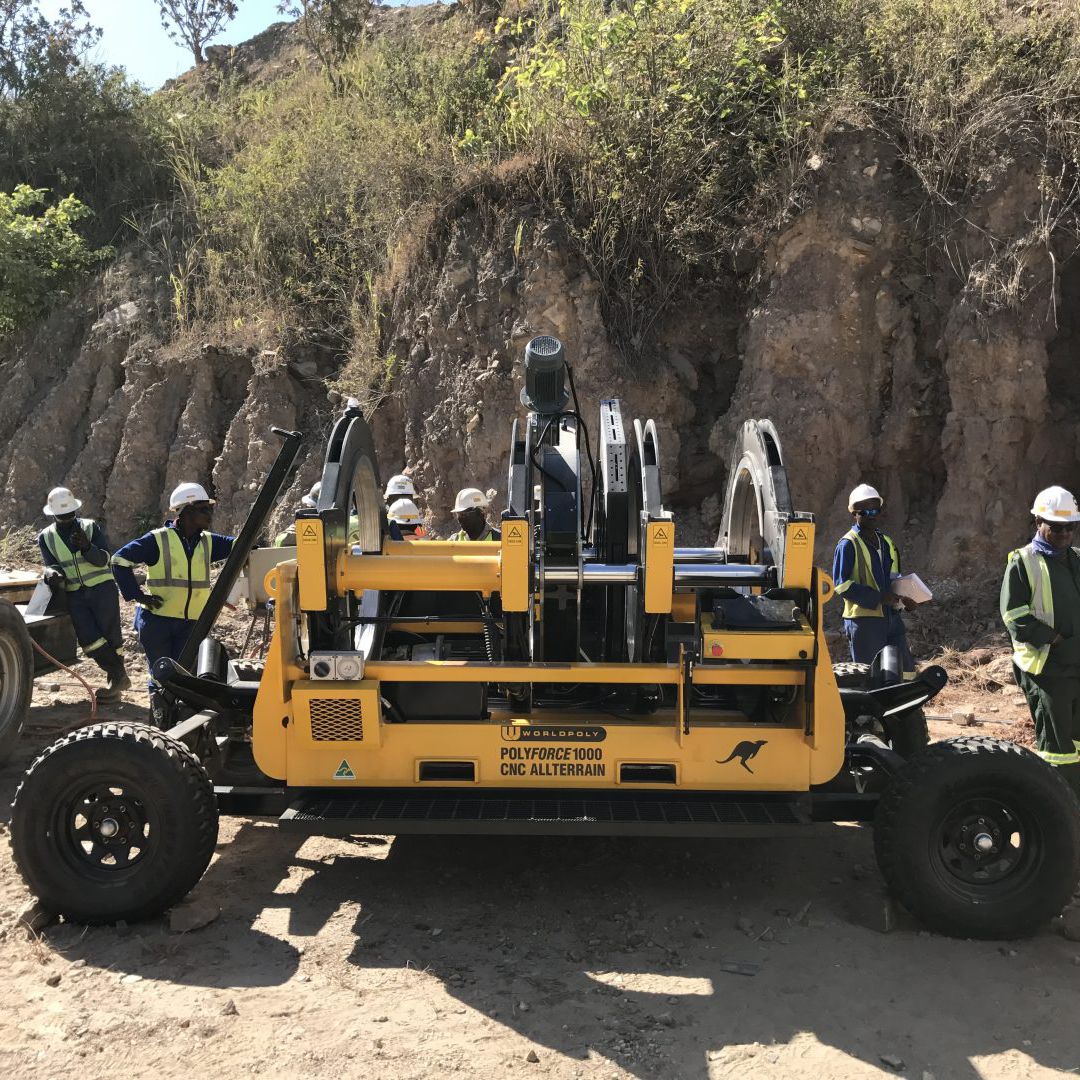 Butt welding machine - POLYROVER100 ALLTERRAIN - Worldpoly Pty Ltd ...