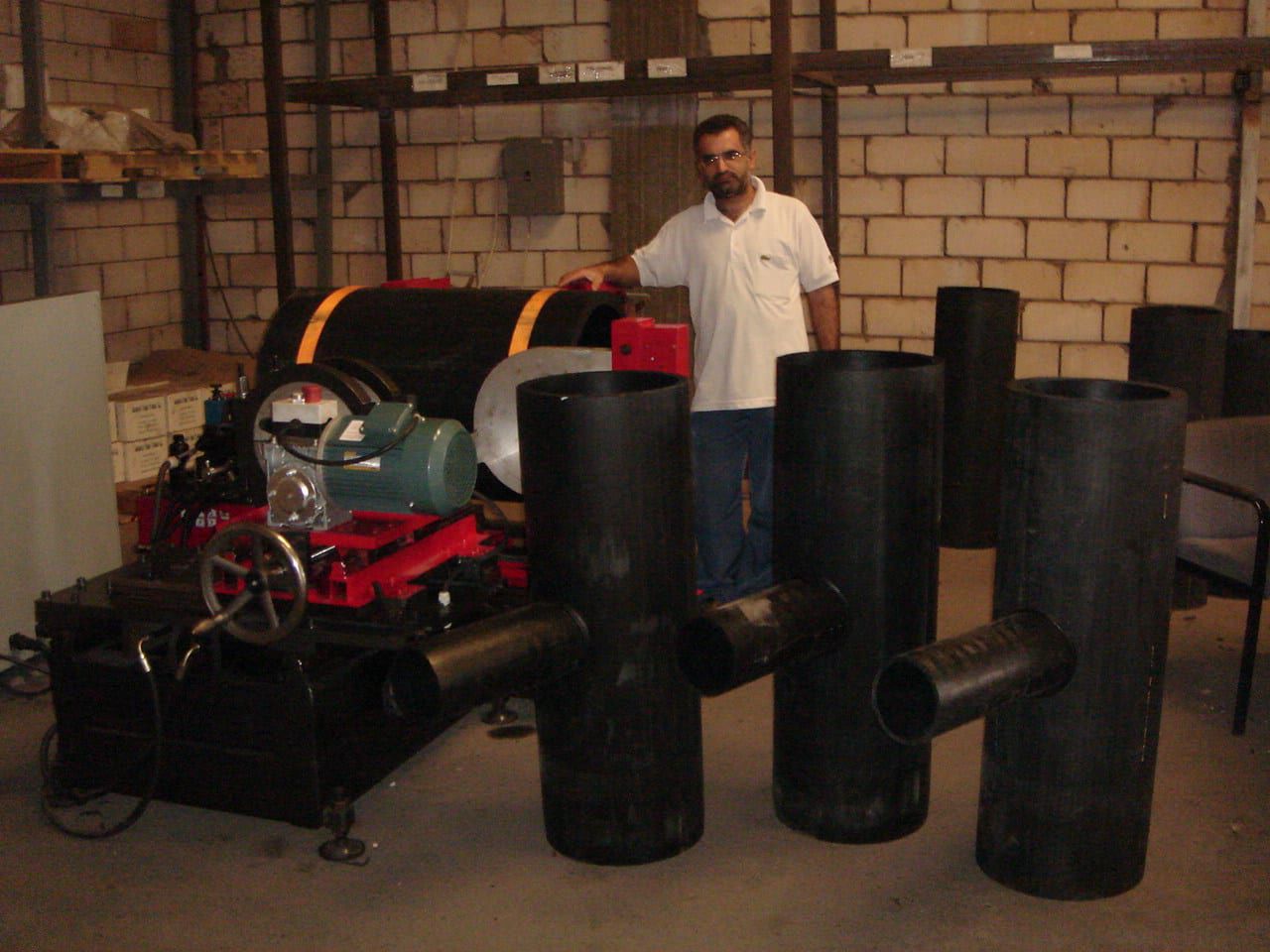 Electric fusion machine - POLYSADDLE48 - Worldpoly Pty Ltd