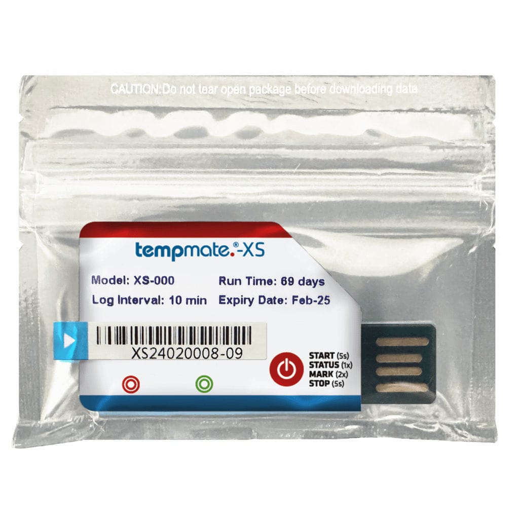 USB data logger - tempmate.®-XS - tempmate GmbH - temperature / without display / for monitoring