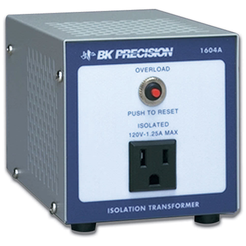 Isolation transformer - 1604A - B&K Precision - dry / bench-top / leakage