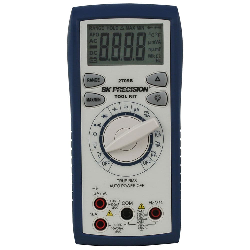 Digital multimeter - 2709B - B&K Precision - portable / 1000 V / 10 A