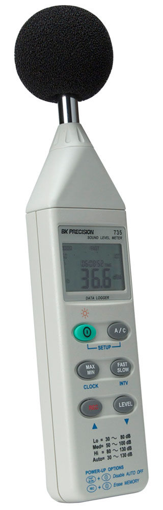 Sound level meter with analysis function - 735 series - B&K Precision - class 2 / digital / data ...
