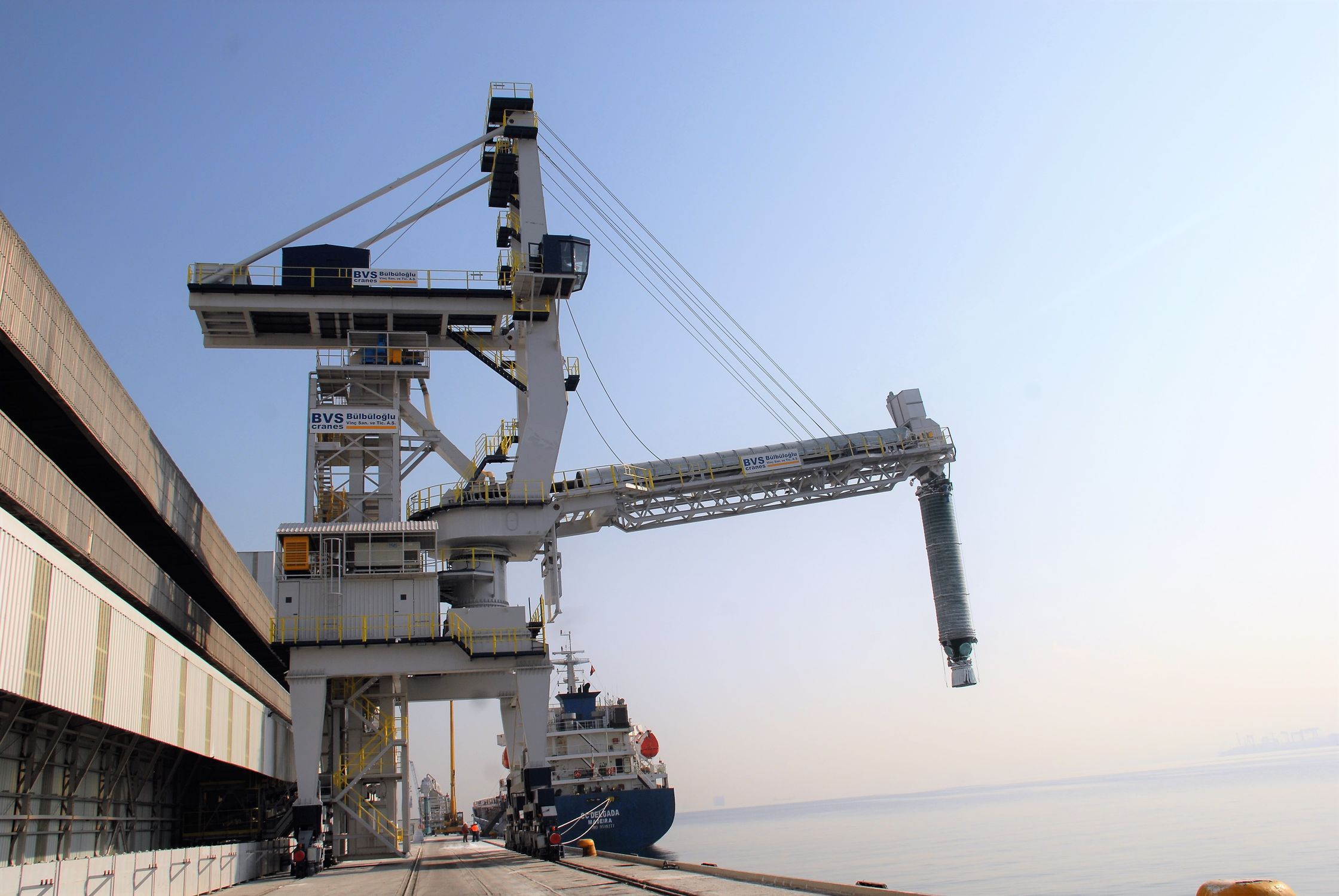 Ship loader - 1500 TON / HOUR - BVS Cranes-BÜLBÜLOĞLU VİNÇ SAN. ve TİC ...