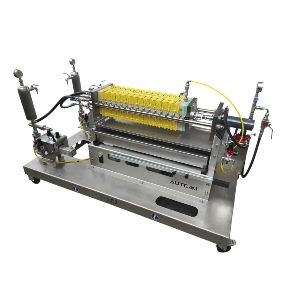 Plate and frame filter press - LAB200-PFS - Autemi s.r.l. - automatic ...